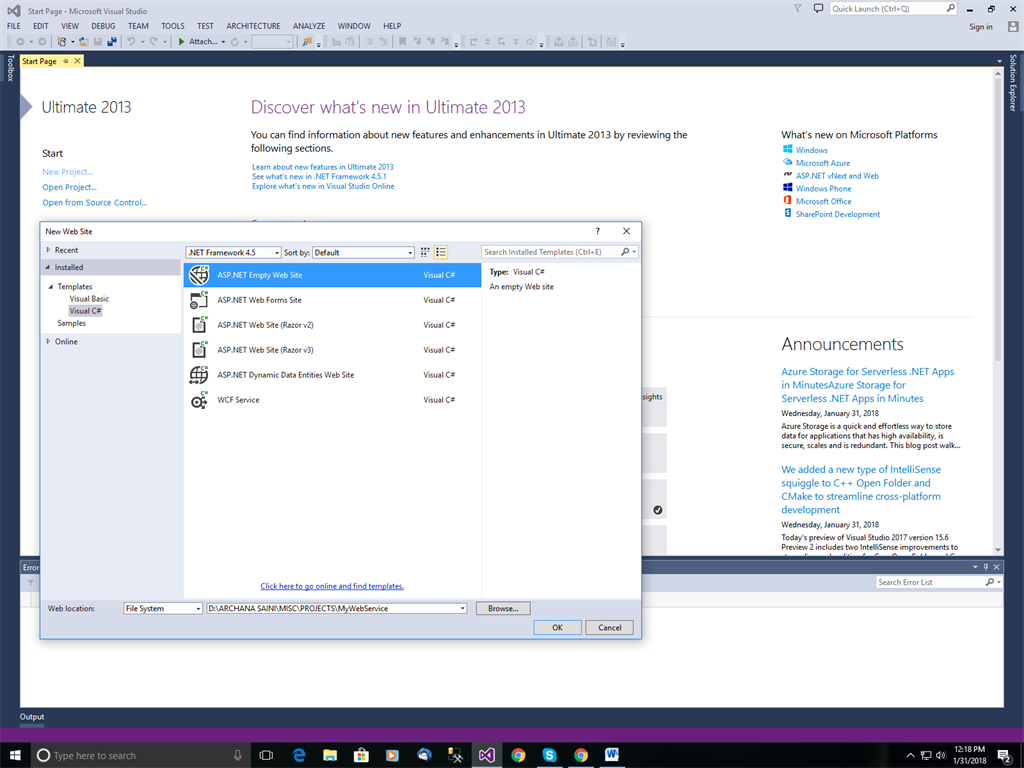 Web Services Using C Chapter 3 Creating Web Services