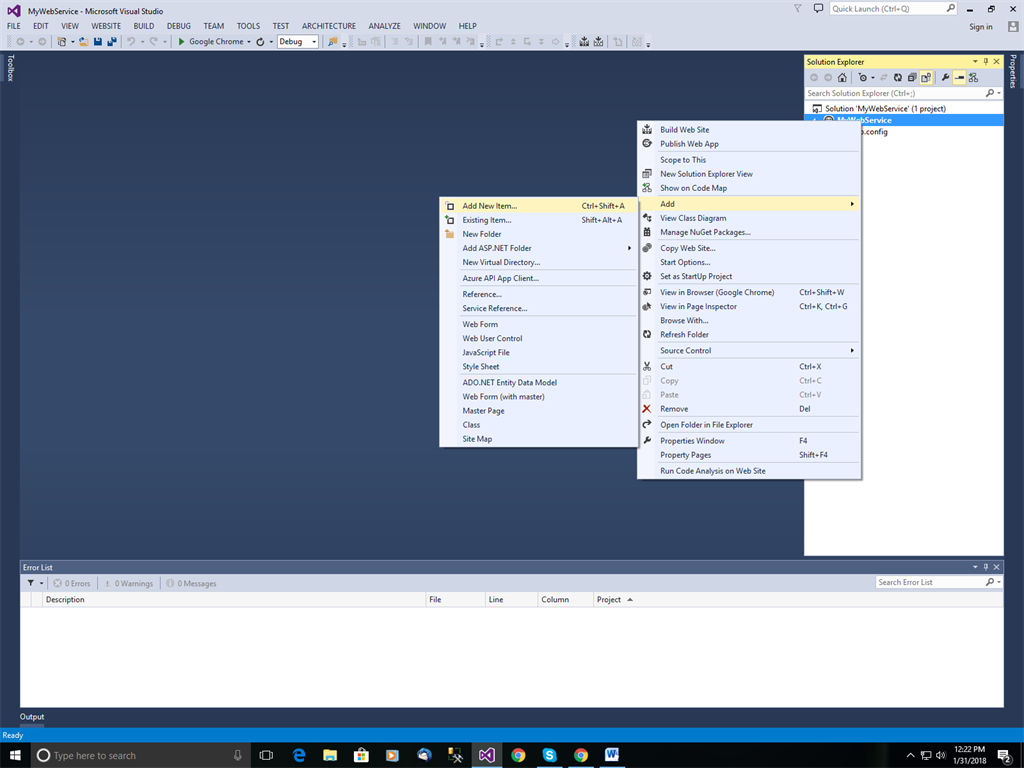 Web Services Using C# - Chapter 3 - Creating Web Services