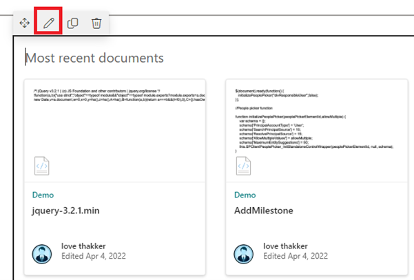Video Embed Using Highlighted Content WebPart In SharePoint Online