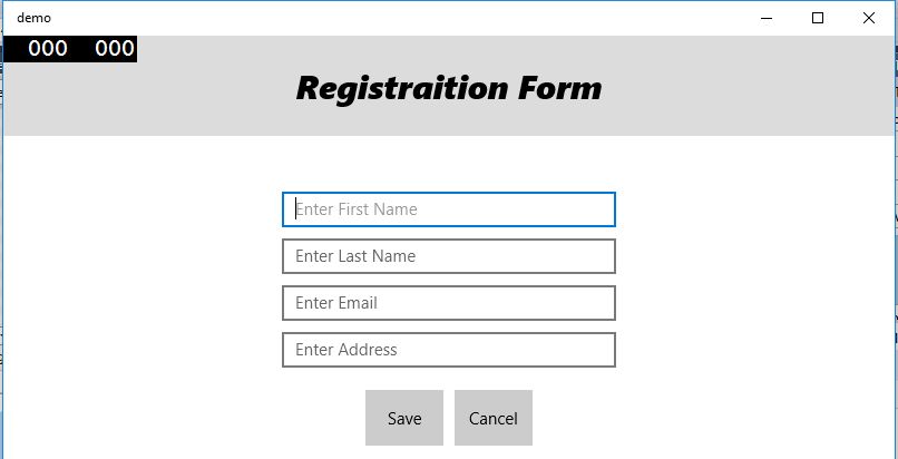 Create Simple Login Form And Navigate to Registration Form