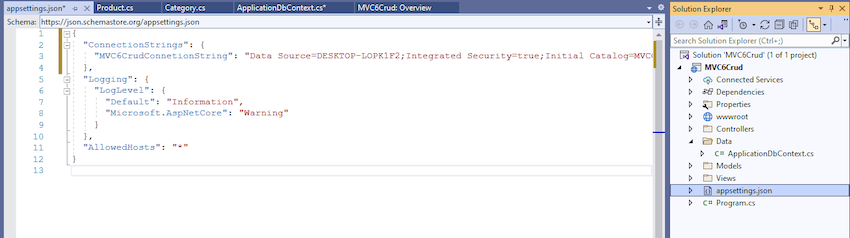 Aspnet Core Mvc Net 60 Crud Operation
