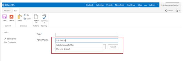 People Picker Changes in SharePoint 2013