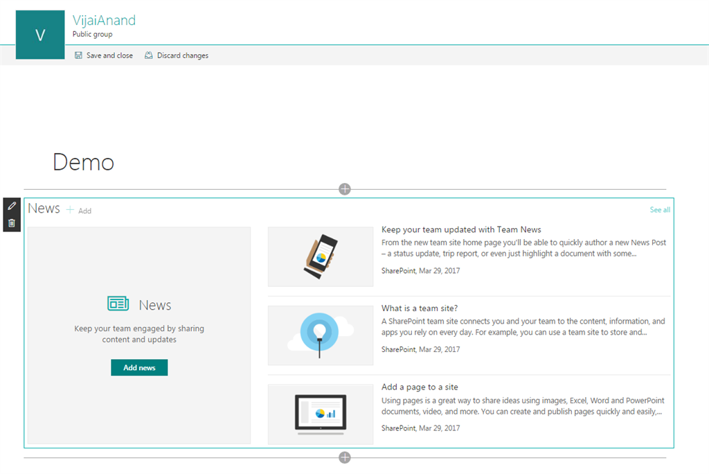 SharePoint Online Modern UI – News Headlines Webpart SharePoint Online Modern UI – News Headlines Webpart