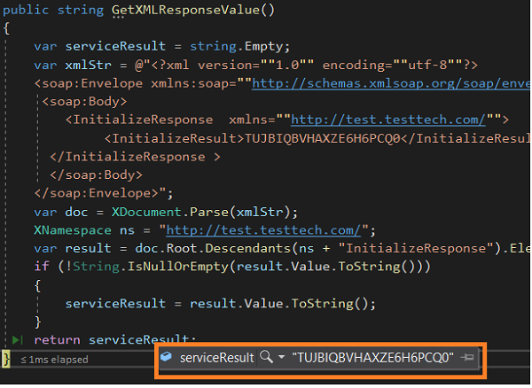 Extract The Node Value From Soap Response In Aspnet Application 8614