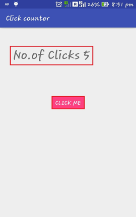 Create Simple Click Counter Android Application