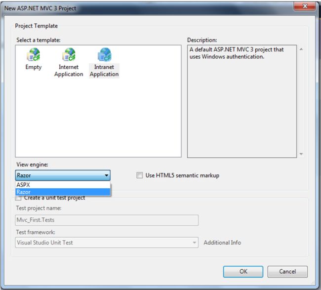 Create Your First MVC3 Application