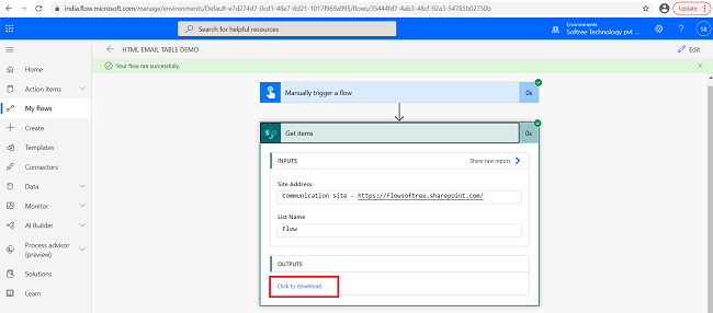 Create A Style Html Table In An Email Using Power Automate