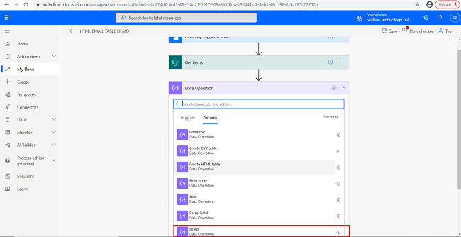 Create A Style Html Table In An Email Using Power Automate