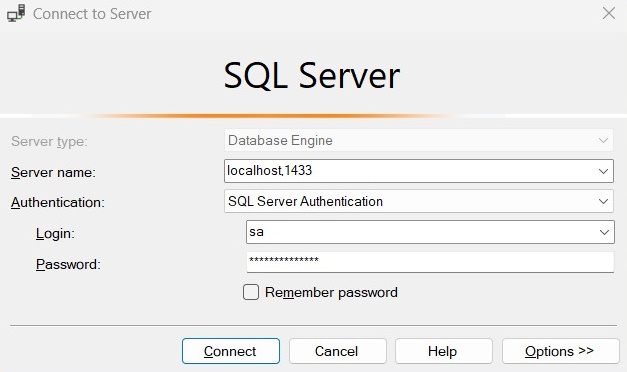 How to Use a Containerized SQL Database Server Locally using Docker