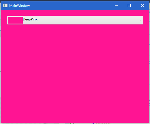 Apply Combobox Selected Color To The Forms Background Color In Wpf 8407