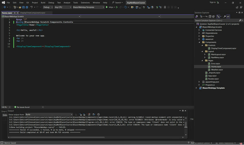 Getting Started with Blazor (from Scratch)