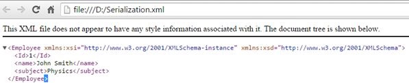 Serializing Objects To Xml In C 3358