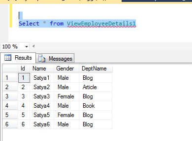 INSTEAD OF UPDATE Triggers And View