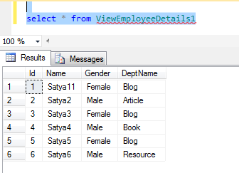 INSTEAD OF UPDATE Triggers And View