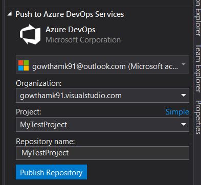 Stash In Git Using Visual Studio 2019