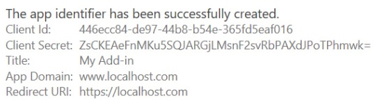 SharePoint Integration: Registering Site for Client ID & Secret