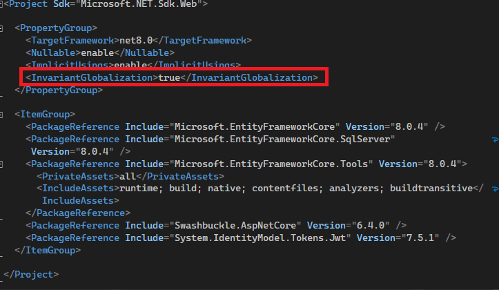 .NET Core Globalization Error: Scaffolding with Culture Support