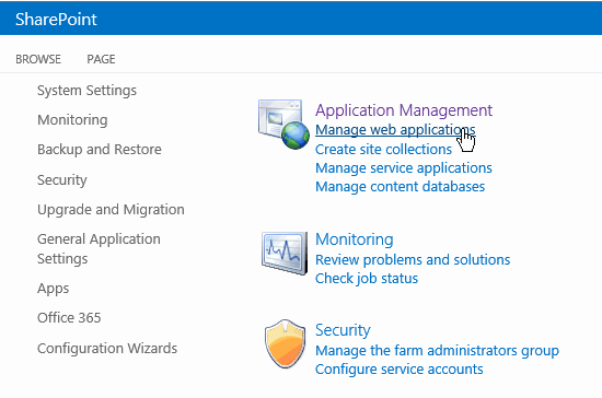 SharePoint 2016 - Extend A Web Application