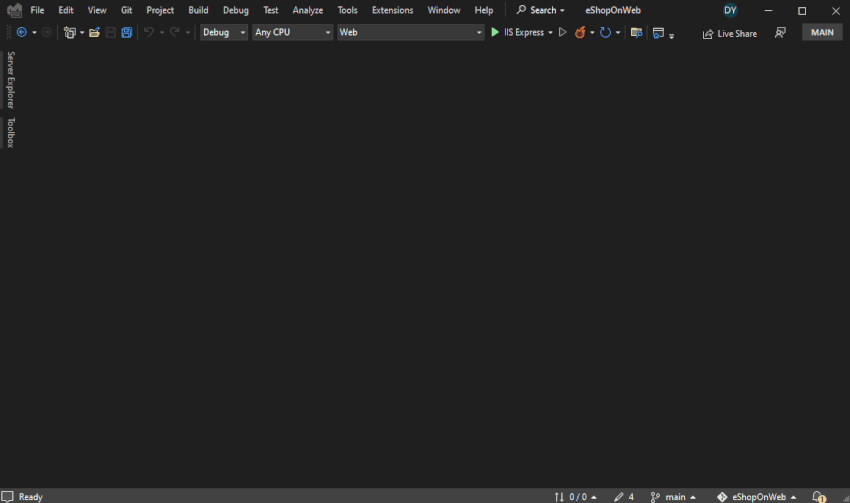 Visual Studio New All In One Search Feature
