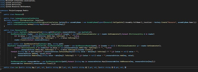 Build Multilanguage in .NET 8