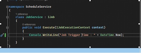 Blog for Scheduler Job using with Quartz .Net