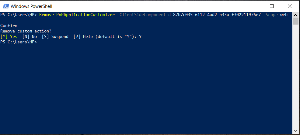 Pnp Powershell Commands For Spfx Extension Application Customizer