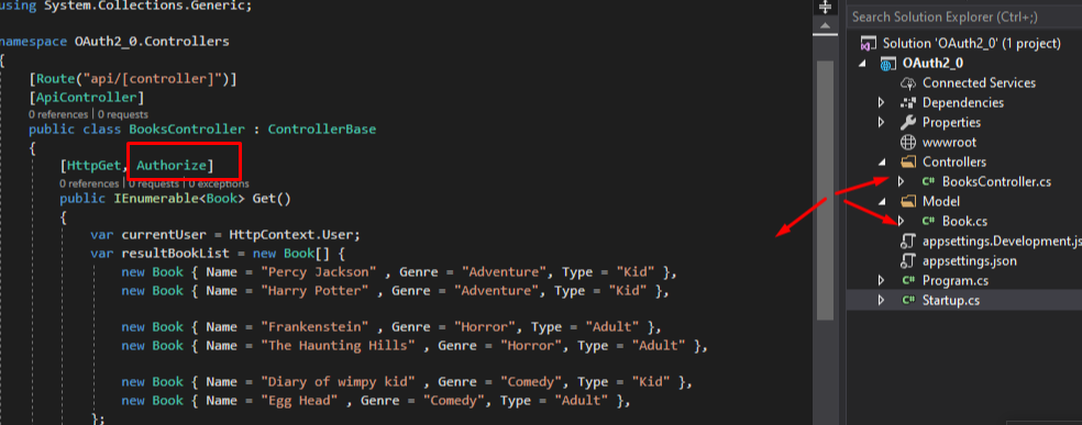 Identity Provider for API Security Mechanism