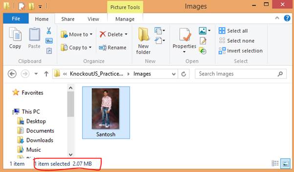 Create Thumbnail of an Image using MVC