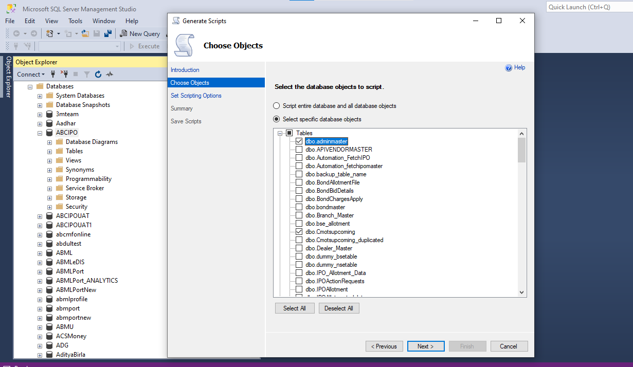 How to Get Table and Procedure Scripts in SQL Server (Schema + Data ...