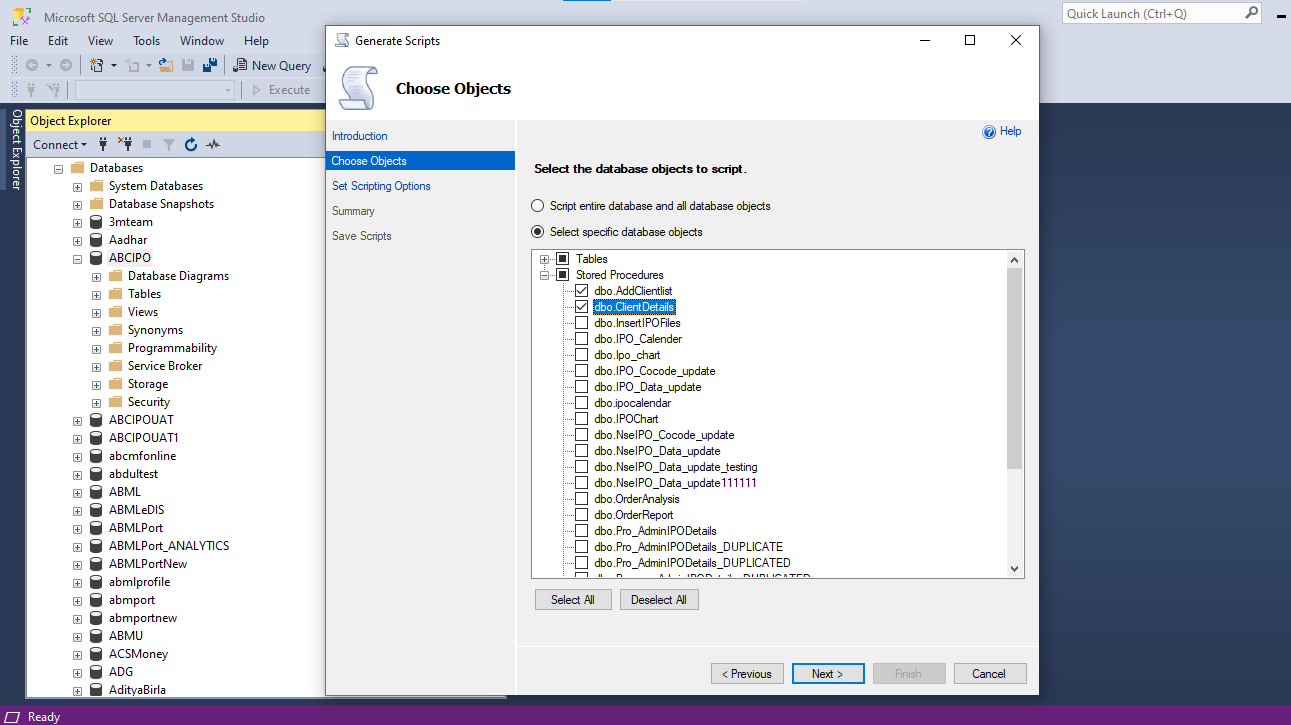 How to Get Table and Procedure Scripts in SQL Server (Schema + Data ...