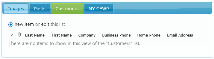Tabs in List Form in sharepoint 2013