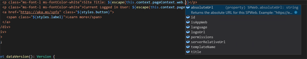 How To Connect Your Client-side Web Part To Access SharePoint Page Context