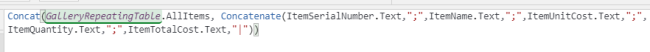 Concat And Concatenate Functions In Powerapps 1721