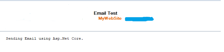 Send Email And Get The Smtp Settings From File In Aspnet Core Web Application