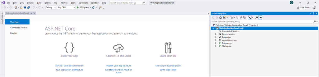 Send Email And Get The Smtp Settings From File In Aspnet Core Web Application
