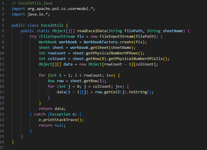 Data-Driven Testing in Selenium Using Excel and TestNG