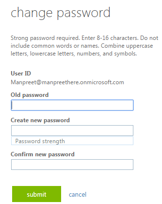 Reset Password of Users at the SharePoint Admin Center On Office 365
