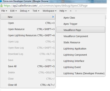 Some Basic Code Syntax in Visualforce