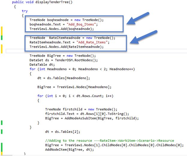 Bind Tree View in C# Using DataSets