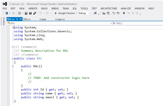 Concept of Three Tier Architecture