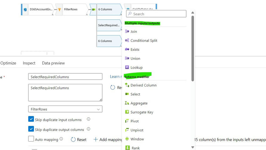 Comprehensive Guide to Transformations in Azure Data Factory