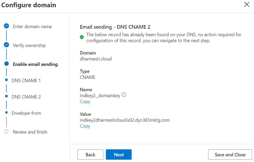 Adding a Custom Domain to Dynamics 365 Customer Insights Marketing