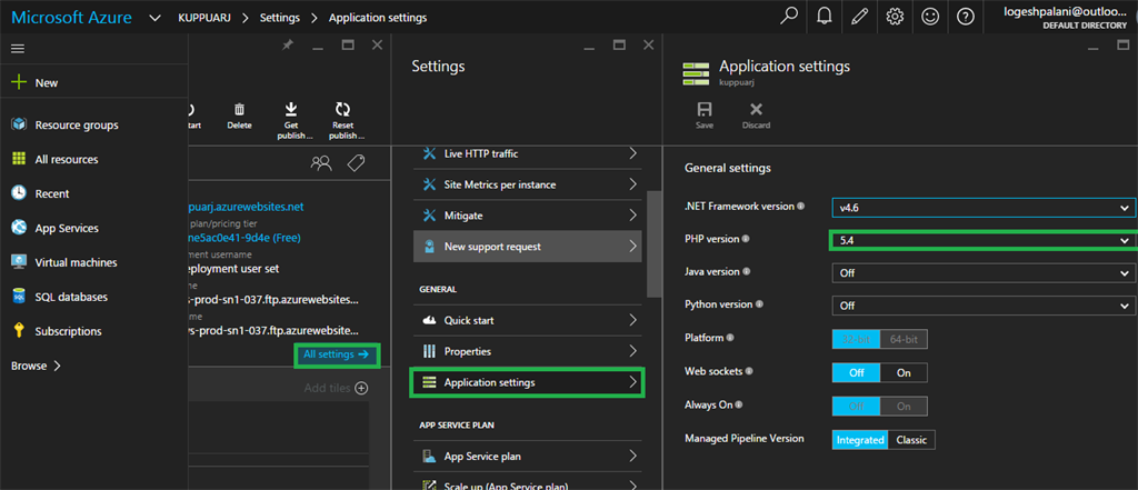 Azure Mobile App Using Php