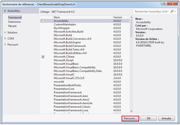 Display CheckBoxes Inside a Dropdown List using ASP.NET
