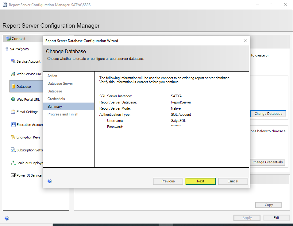 Report Server Configuration Manager Setup For SQL Server Reporting ... Report Server Configuration Manager Setup For SQL Server Reporting ...