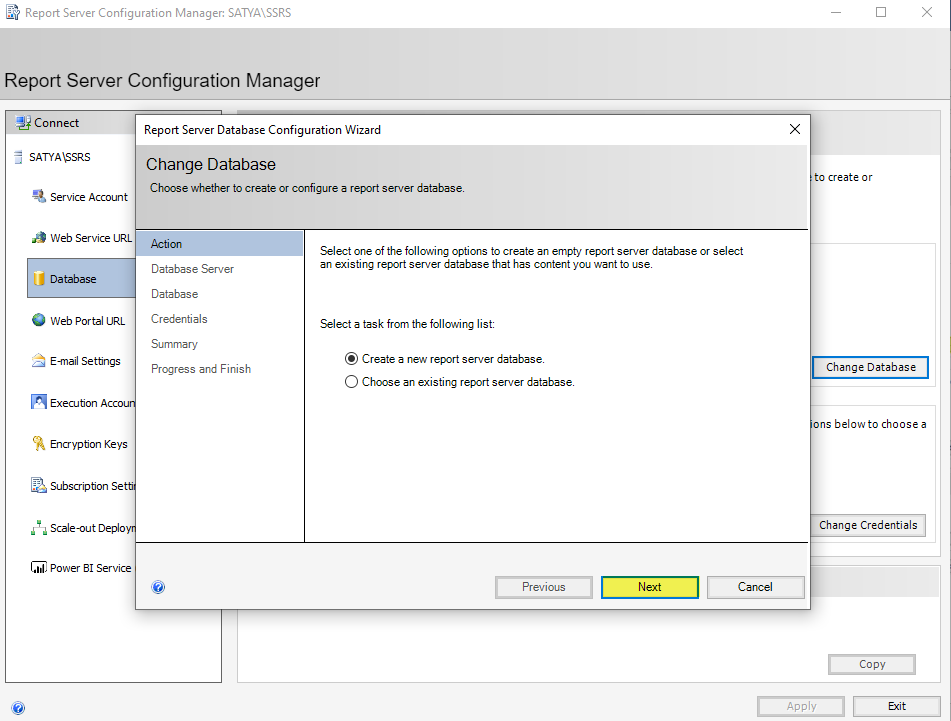 Report Server Configuration Manager Setup For SQL Server Reporting ... Report Server Configuration Manager Setup For SQL Server Reporting ...