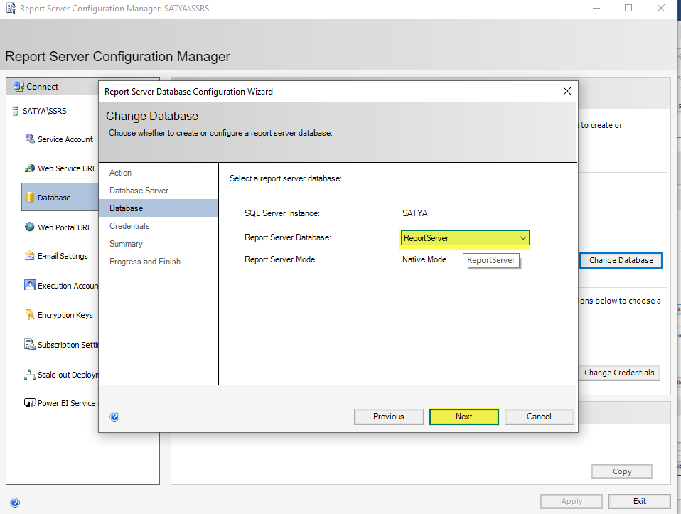 Report Server Configuration Manager Setup For SQL Server Reporting ... Report Server Configuration Manager Setup For SQL Server Reporting ...