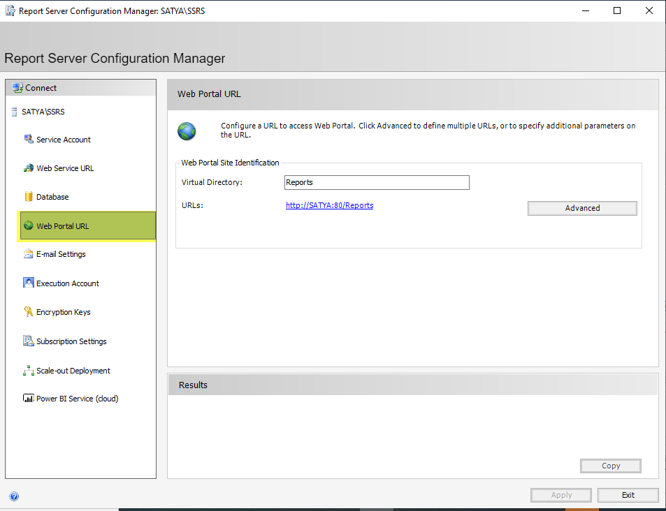 Report Server Configuration Manager Setup For SQL Server Reporting ... Report Server Configuration Manager Setup For SQL Server Reporting ...