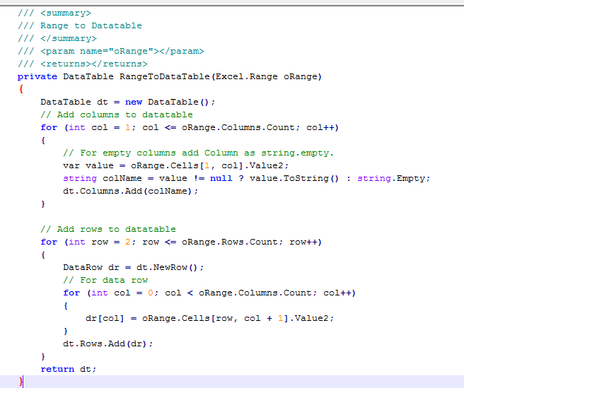 Datatable C Sharp at Steve Stults blog