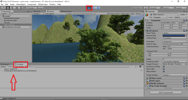 Creating And Calling Methods In Unity Creating And Calling Methods In Unity